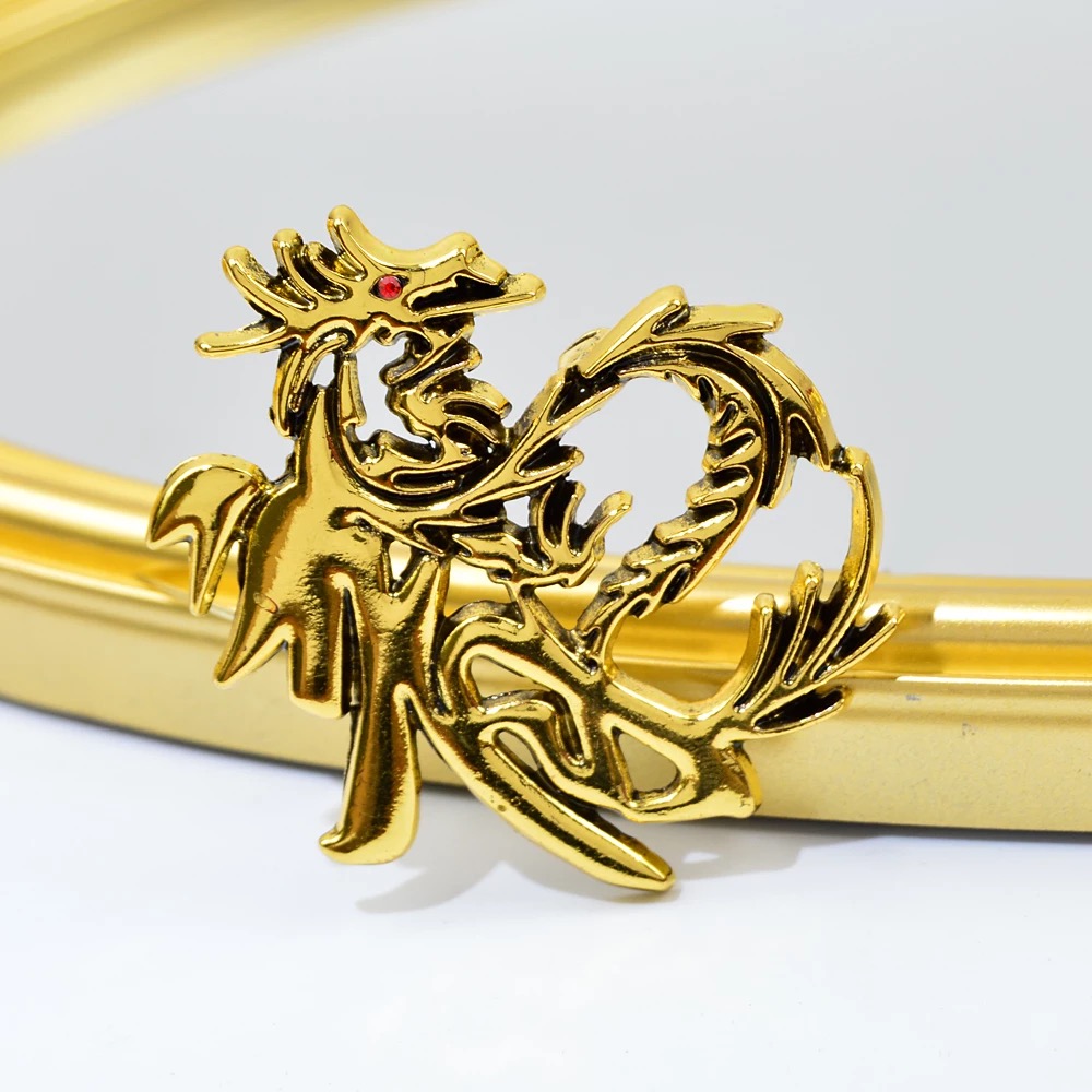 The Large Chinese Dragon Brooch/Lapel Pin – Tooshup