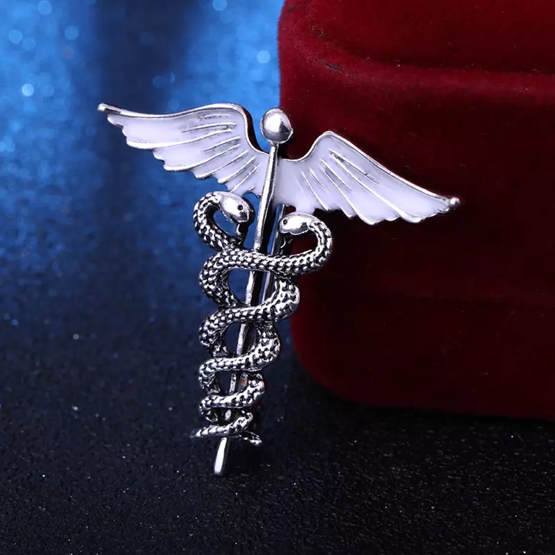 High Quality Caduceus Pins – Tooshup
