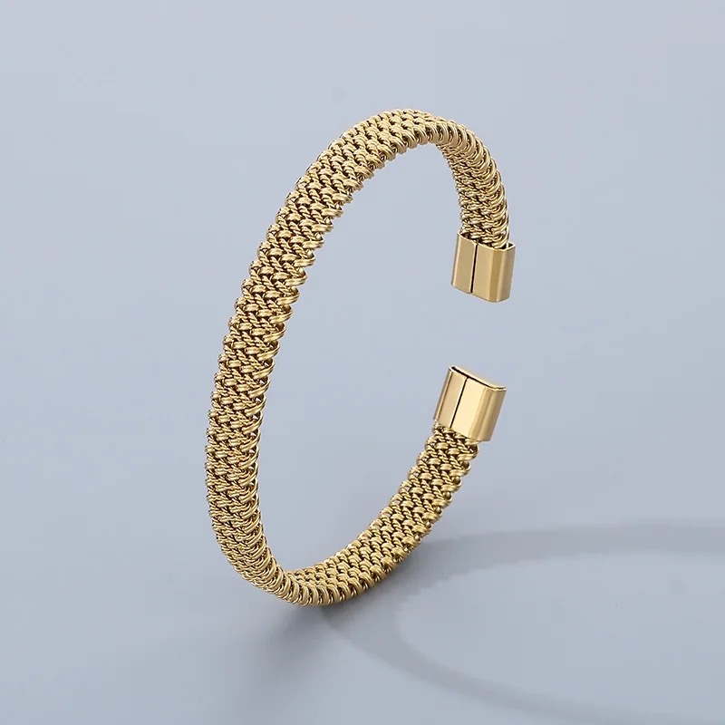 Semi-rigid mesh cuff bracelet – Tooshup